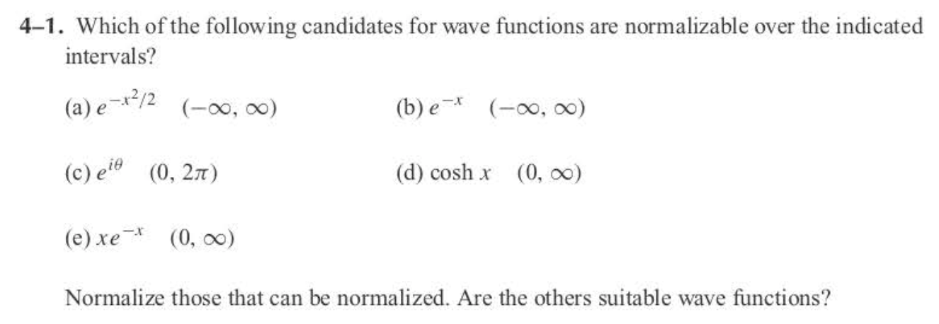 Solved Which of the following candidates for wave functions | Chegg.com