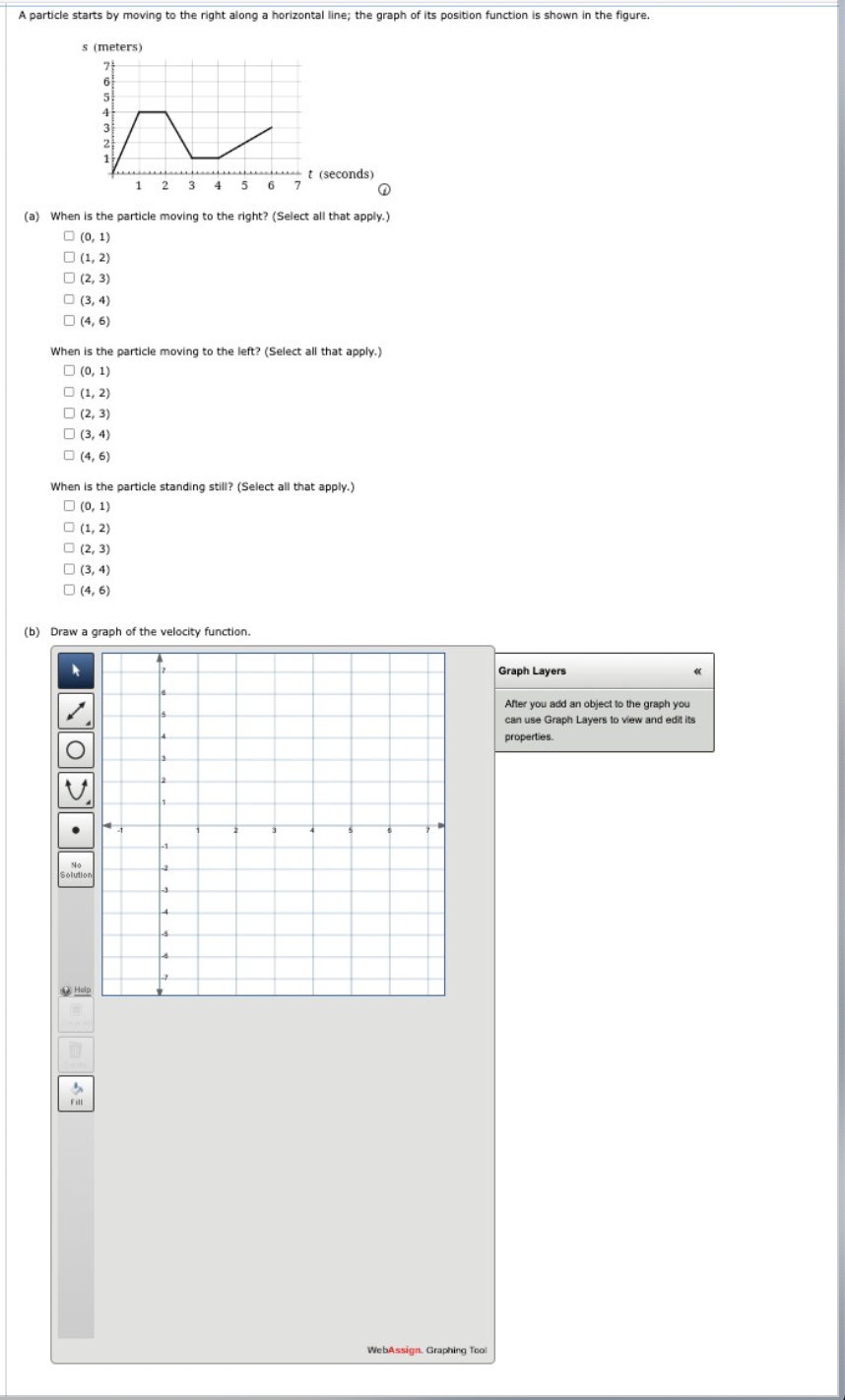 Solved A particle starts by moving to the right along a | Chegg.com