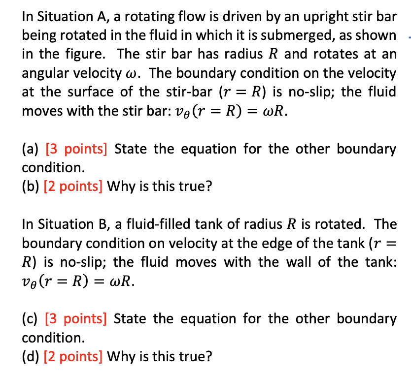 Solved Consider two rotating flows driven by moving | Chegg.com