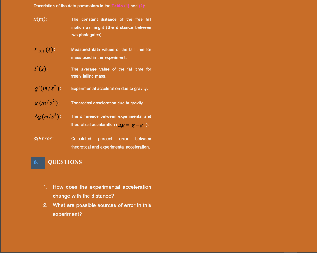 Tables 40 points Calculations 20 points | Chegg.com