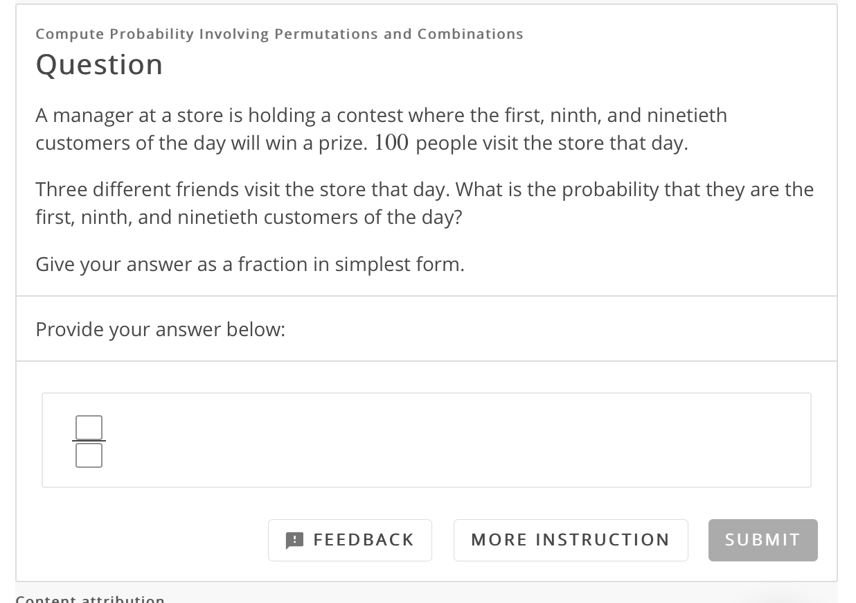 Solved Compute Probability Involving Permutations and | Chegg.com Solved Compute Probability Involving Permutations and | Chegg.com