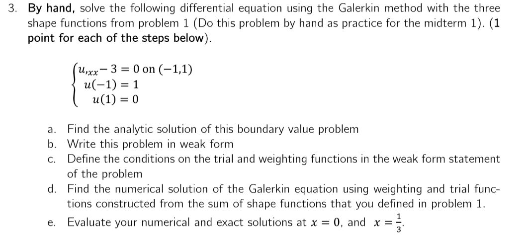 Solved By hand, solve the following differential equation | Chegg.com