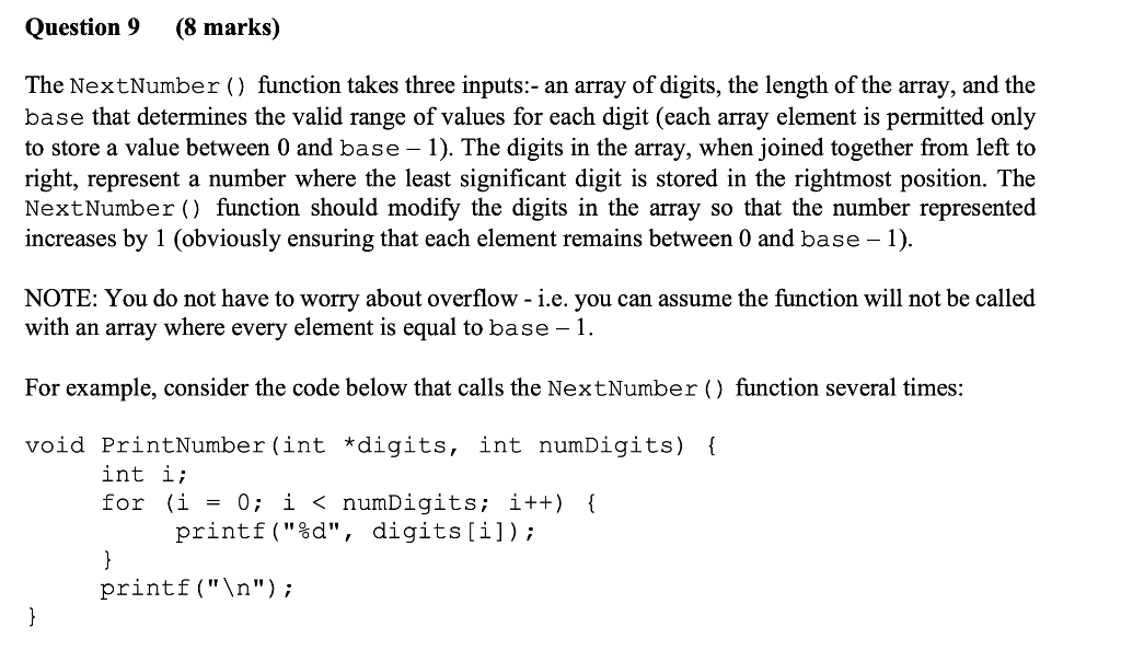 Solved ** C programming ** Going over my past papers and | Chegg.com