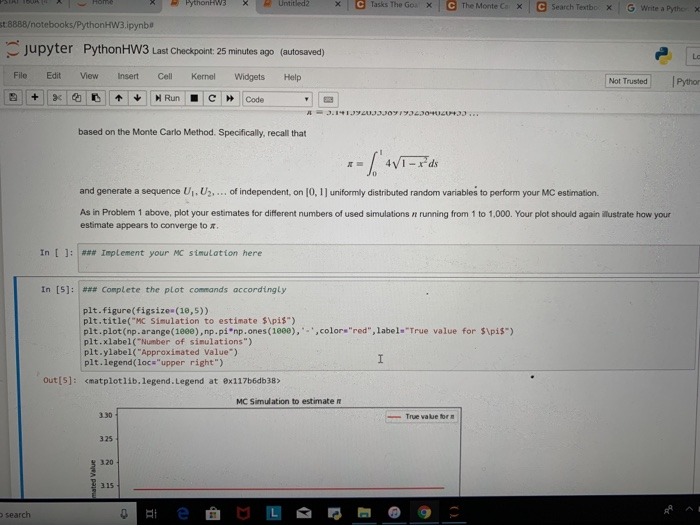 Solved jupyter PythonHW3 Last Checkpoint: 25 minutes ago | Chegg.com