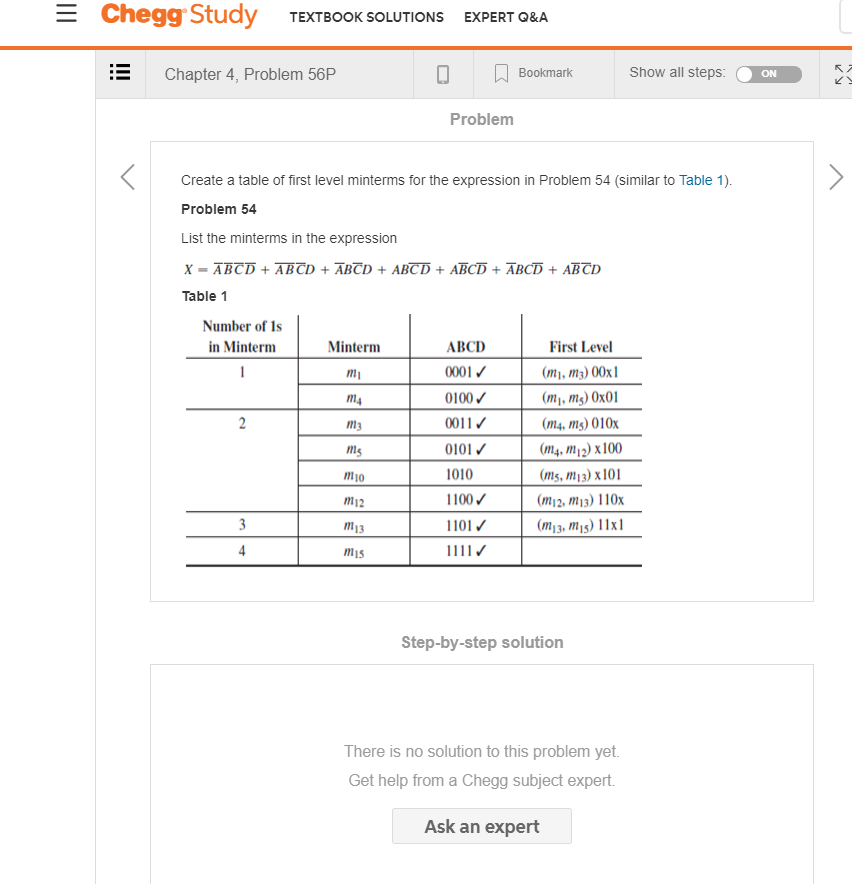 Solved Chegg Study TEXTBOOK SOLUTIONS EXPERT Q&A Bomkwall st | Chegg.com
