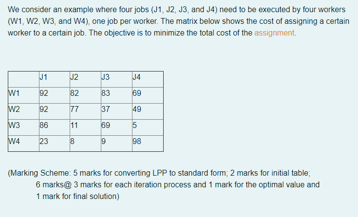 Solved We consider an example where four jobs (J1, J2, J3, | Chegg.com
