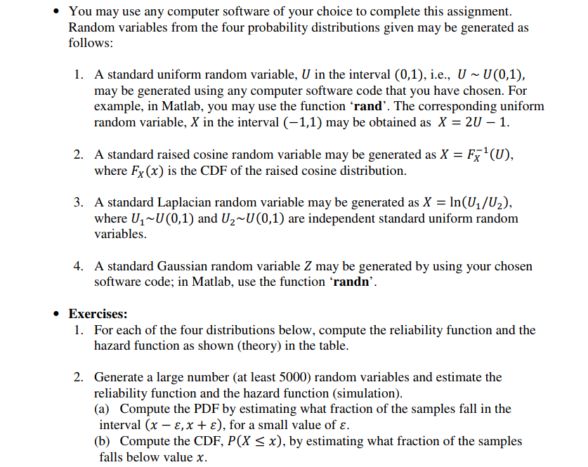 (Laplace Distribution) The two-sided exponential | Chegg.com