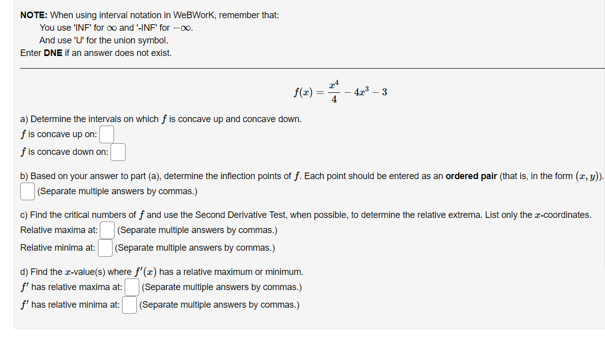 Solved Consider the function f(x) = x4/5(x – 6). This | Chegg.com