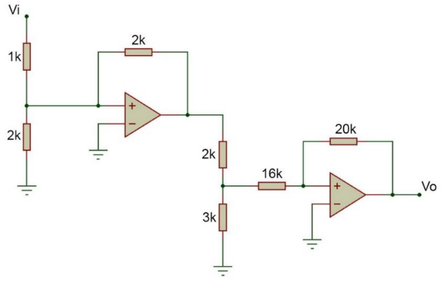 Solved Vi input and Vo output voltages are shown in the | Chegg.com