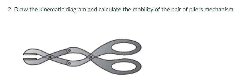 Solved 2. Draw the kinematic diagram and calculate the | Chegg.com