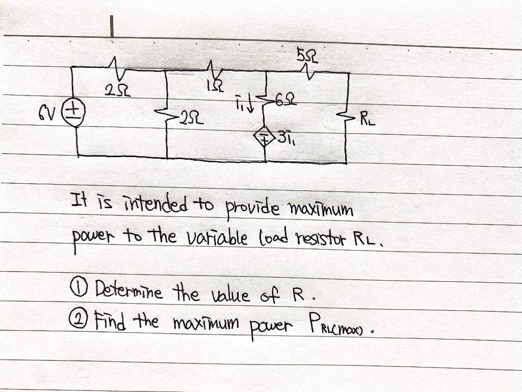 Solved It is intended to provide maximum power to the | Chegg.com