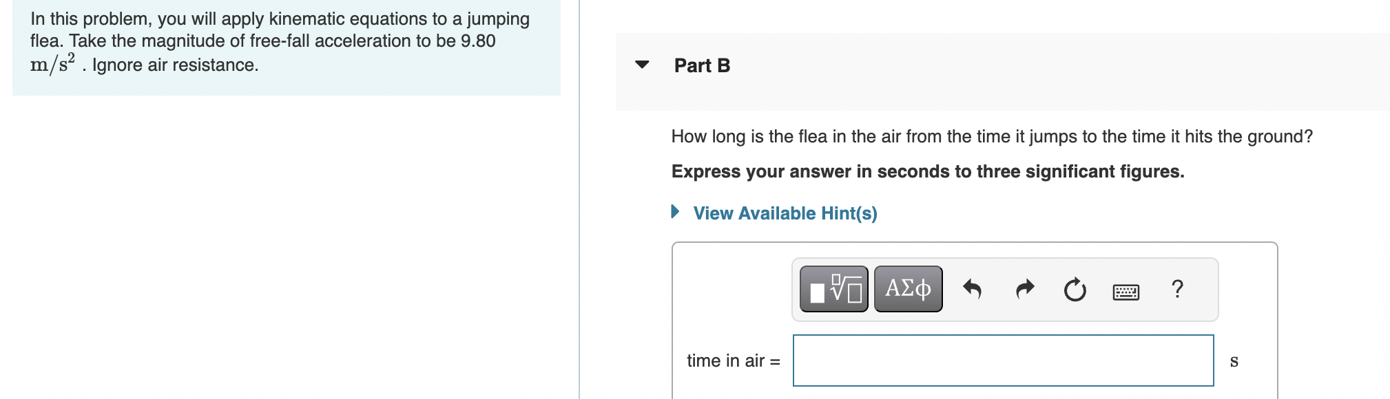 Solved In this problem, you will apply kinematic equations | Chegg.com