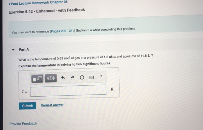 Solved t Lecture Homework Chapter 05 cise 5.3 Part A Explain | Chegg.com