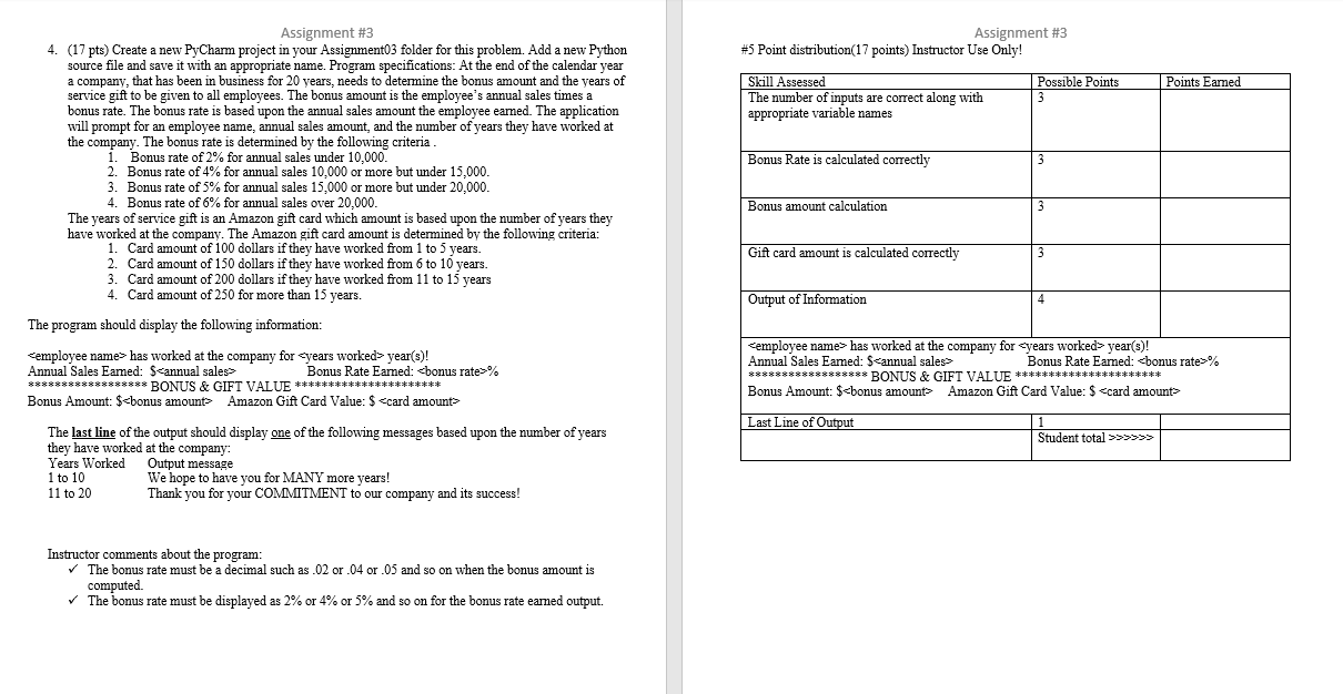 Solved Assignment #3 Student Name Assignment #3 3. 3 pts)Try | Chegg.com