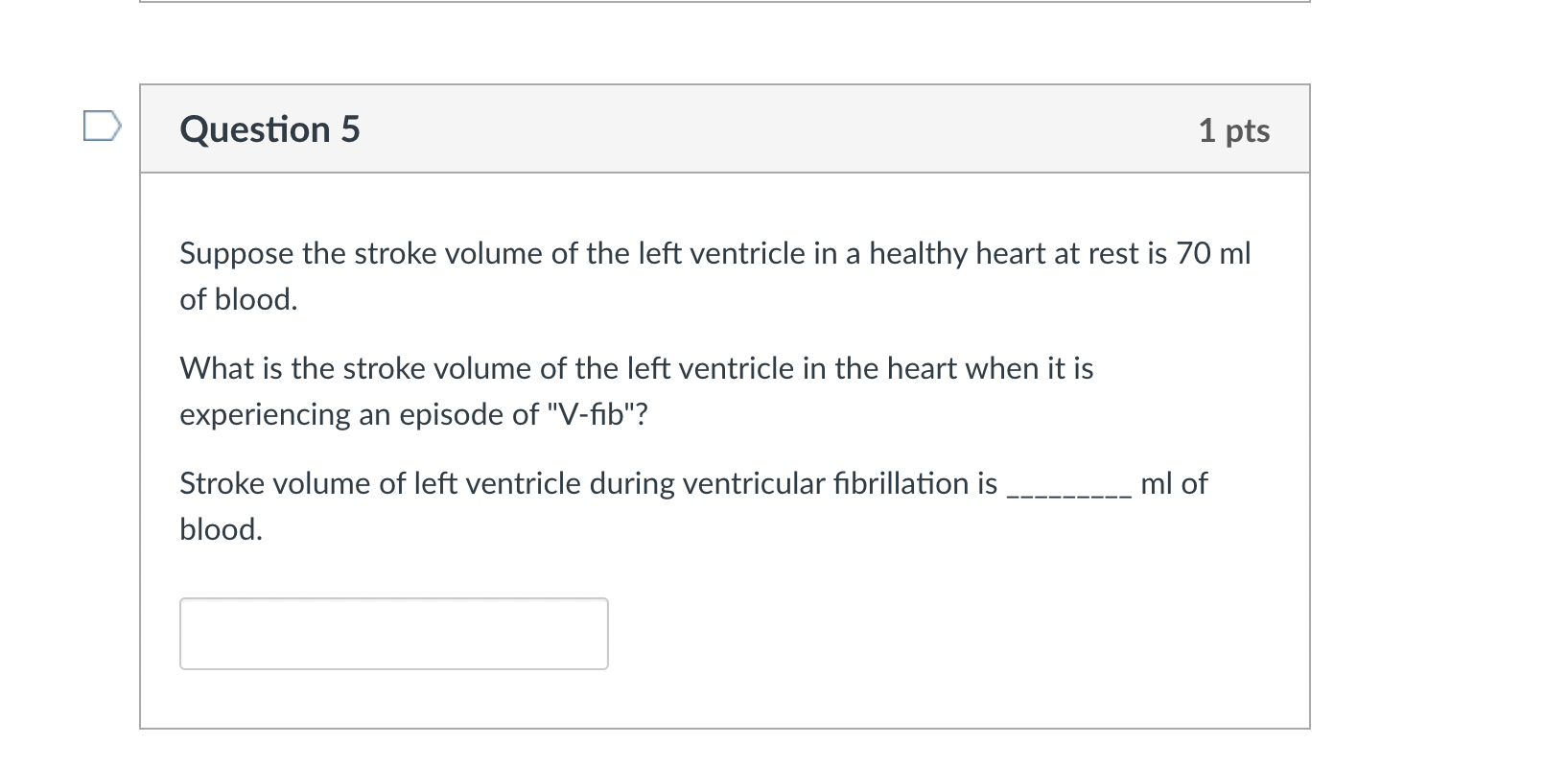 Suppose the stroke volume of the left ventricle in a | Chegg.com