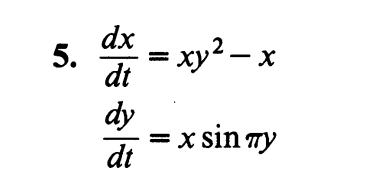 Solved find all equilibrium values of the given system of | Chegg.com