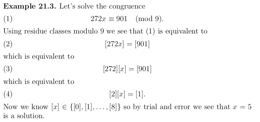 1 Solve The Congruence Ax B Mod M See