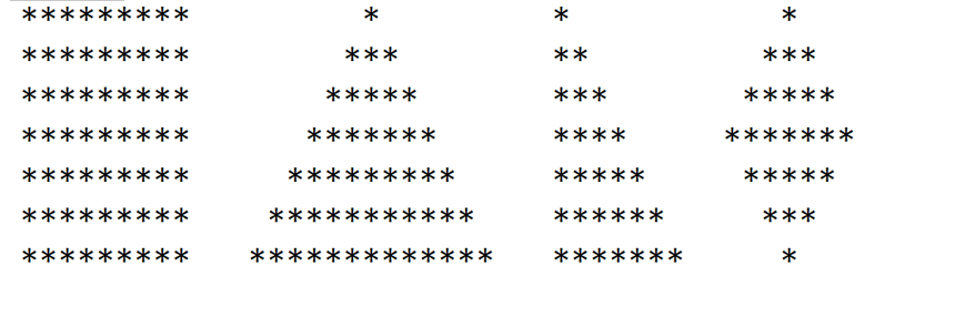 Solved Using loops write a Java program that prints the | Chegg.com