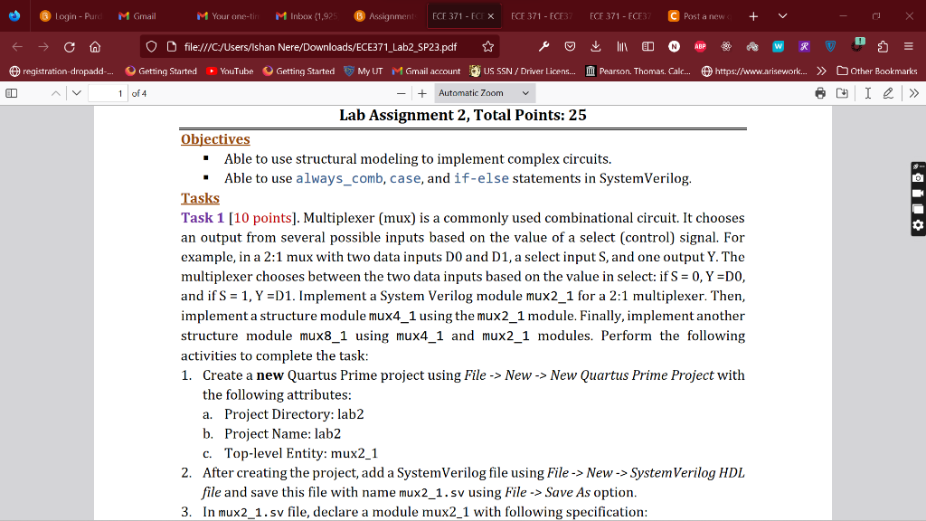 Solved - Able to use structural modeling to implement | Chegg.com