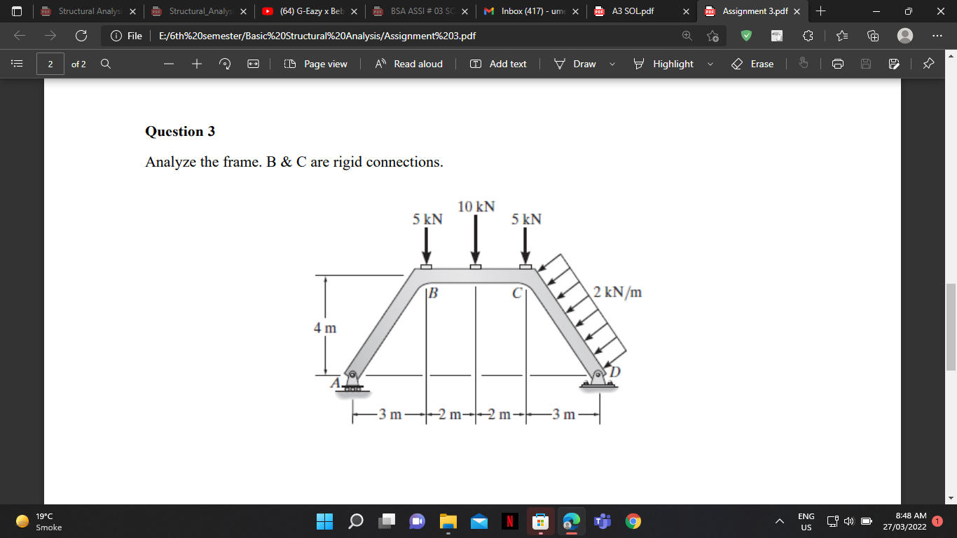Solved PDF Structural Analys X PB Structural_Analys X (64) | Chegg.com