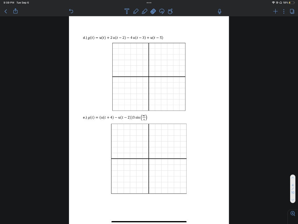 Solved Sketch the following functions over the range of | Chegg.com