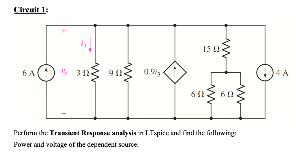 Solved ANALYSE THE CIRCUIT USING LT SPICE SOFTWARE | Chegg.com