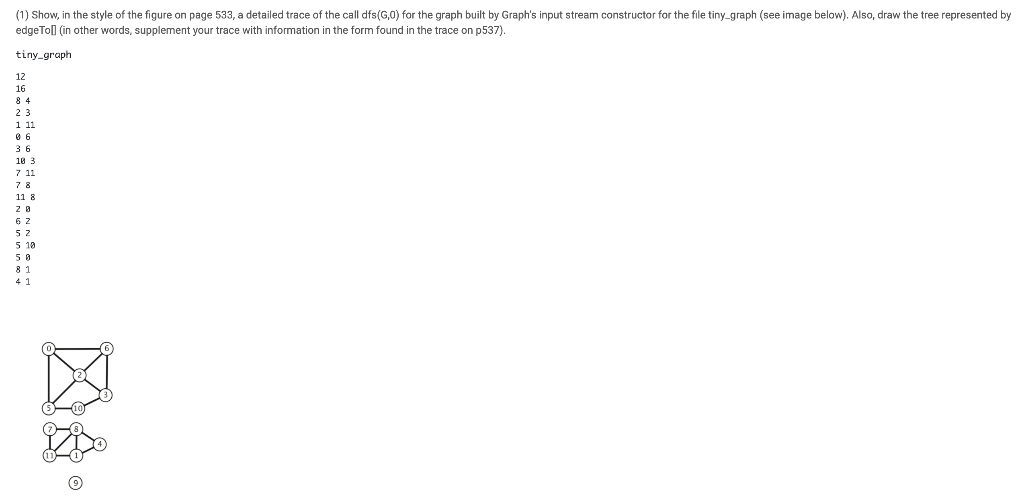 Solved (1) Show, in the style of the figure on page 533, a | Chegg.com