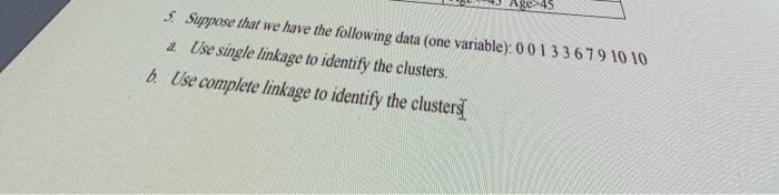 Solved Suppose that we have the following data (one | Chegg.com