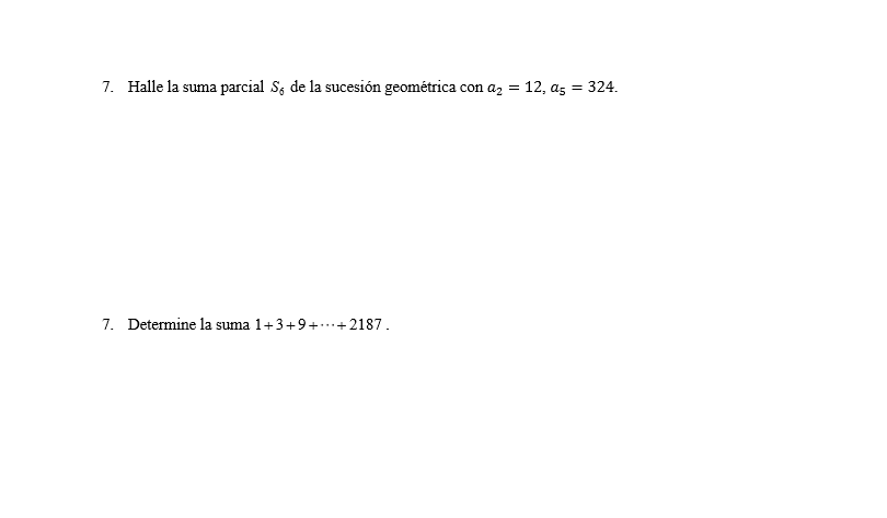 Solved 6. Find the partial sum S6 of the geometric sequence | Chegg.com