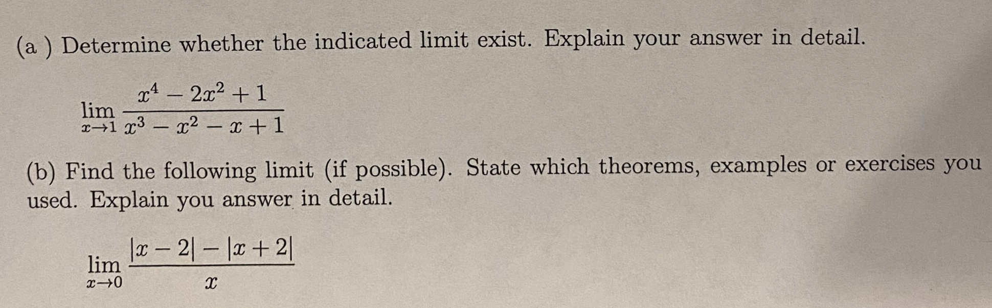Solved Please write proper mathematical proofs for both | Chegg.com