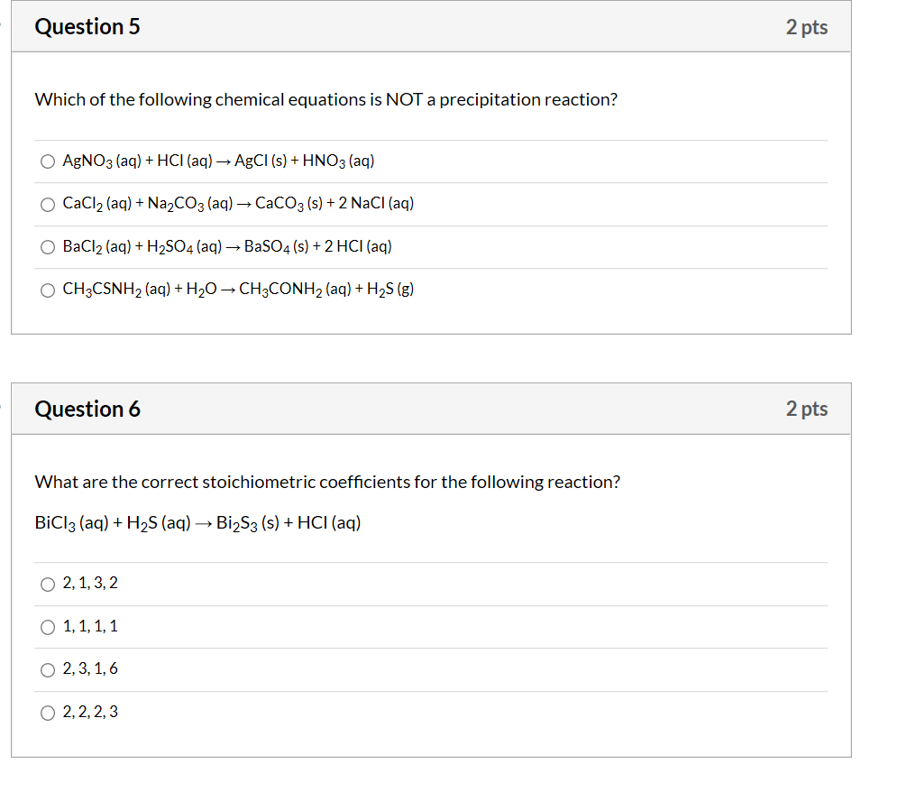 Solved Question 3 2 pts Which of the following is the | Chegg.com