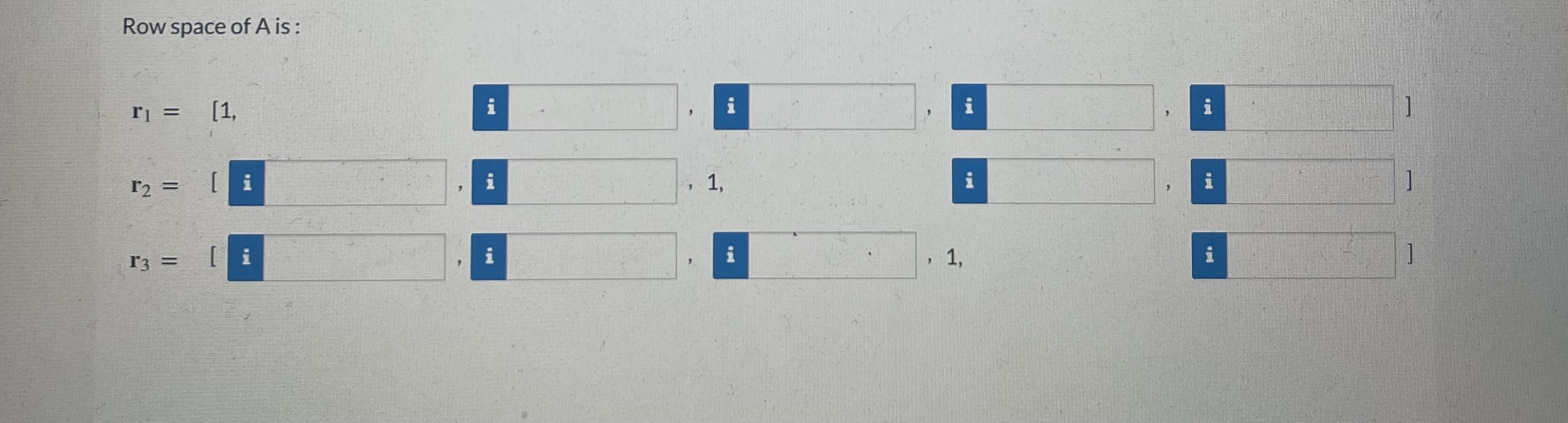 Solved Find bases for the null space and row space of A. | Chegg.com