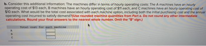 Solved A Manager Must Decide Which Type Of Machine To Buy 0738