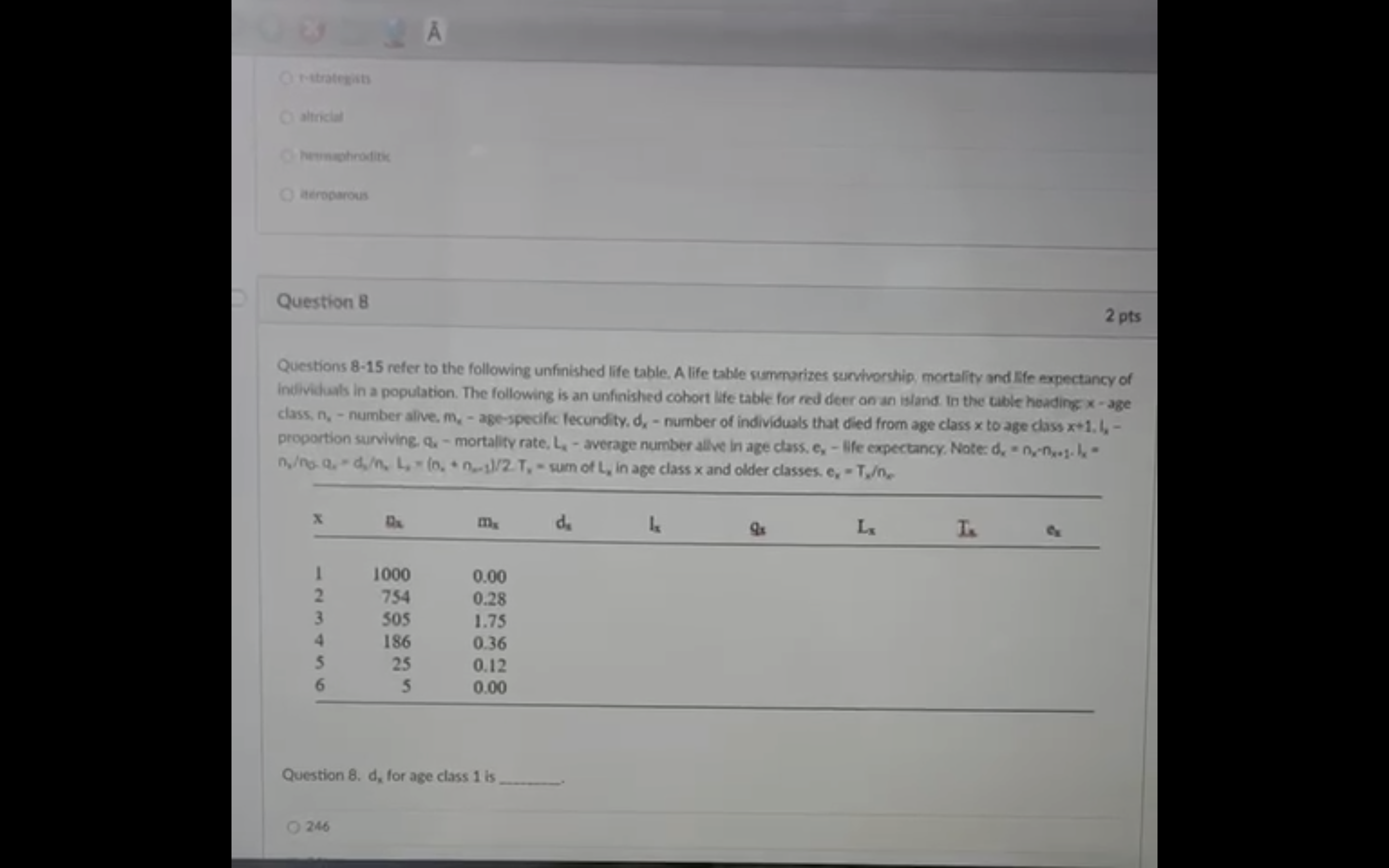 Solved Futrategin atriklat aeroparcus Question 8 2 pts | Chegg.com