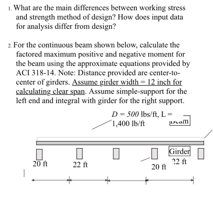 Solved 1. What are the main differences between working | Chegg.com