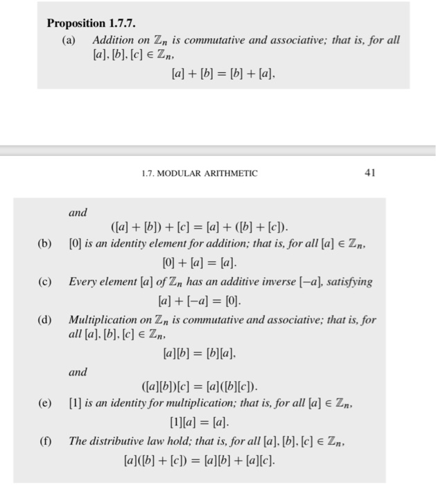 Solved Exercises 1.7.1 through 1.7.3 ask you to prove parts | Chegg.com
