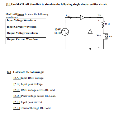 Solved [1.] Use MATLAB Simulink te simulate the followins | Chegg.com
