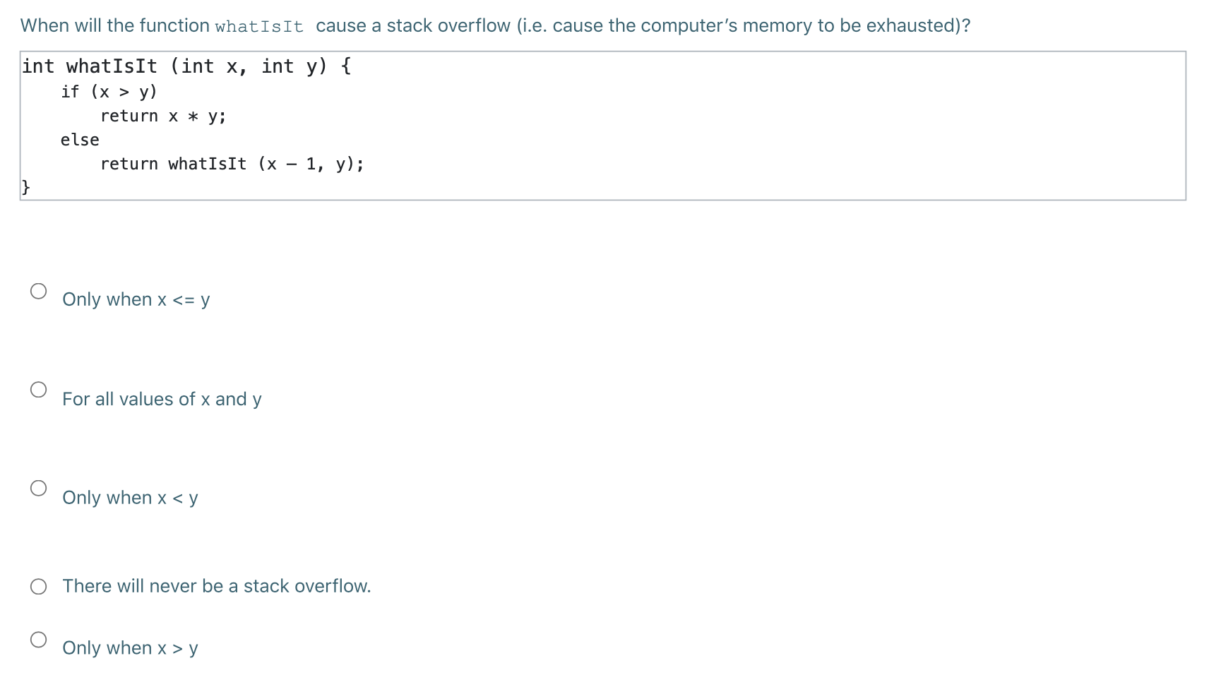 Solved The following function is written incorrectly: int | Chegg.com