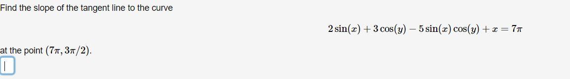 Solved ind the slope of the tangent line to the curve | Chegg.com