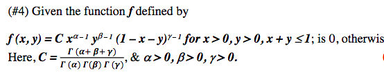 Solved Show That F Is A Joint Bivariate Density Function