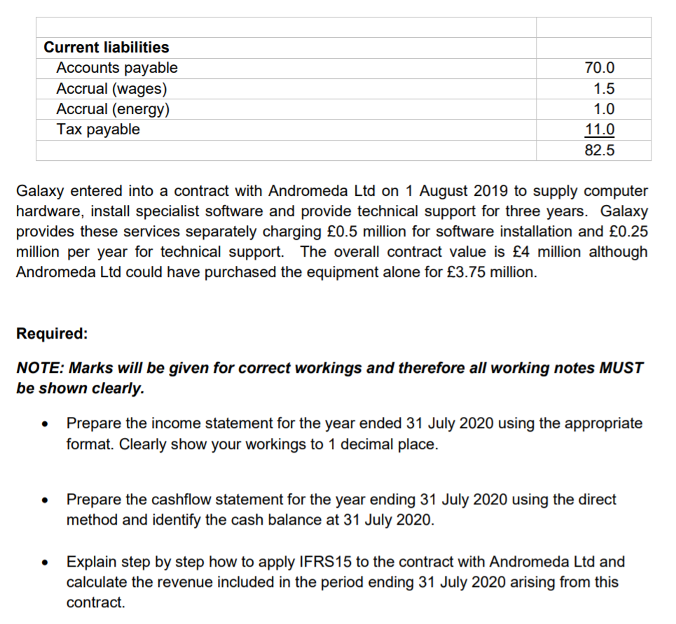 Galaxy plc ('Galaxy') is a business that distributes | Chegg.com