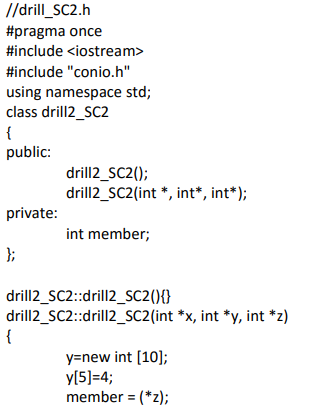 Solved //drill_SC2.h #pragma once #include #include | Chegg.com
