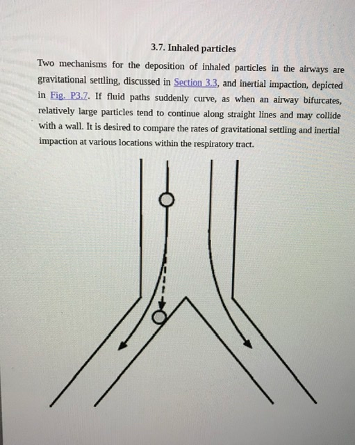 3.7. Inhaled particles Two mechanisms for the | Chegg.com