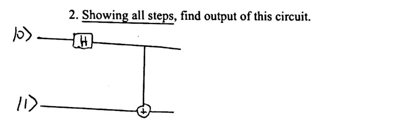 Solved 2. Showing all steps, find output of this circuit. | Chegg.com