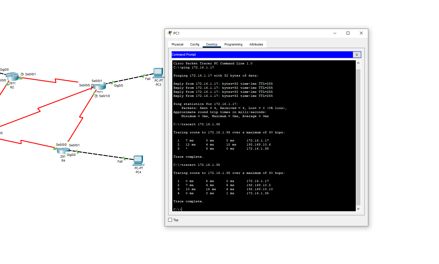 Solved Compare both tracert ,explain the observed changes | Chegg.com