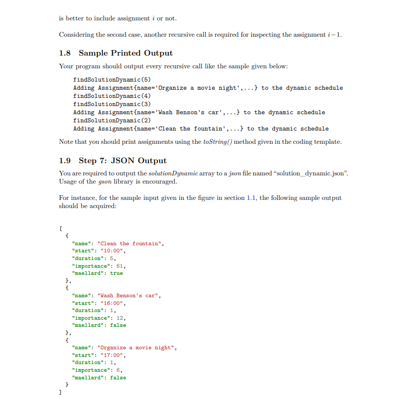 Solved 1 Problem Definition 1.1 Step 1: Reading the Input | Chegg.com
