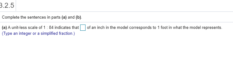 Solved 3.2.5 Complete the sentences in parts (a) and (b). of | Chegg.com