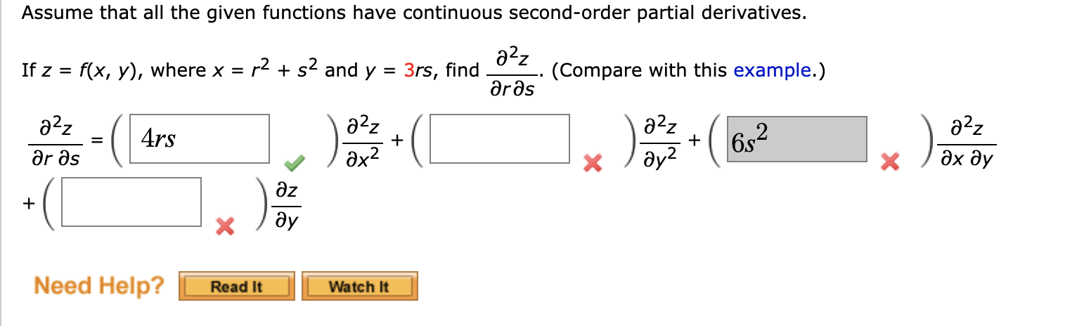 Solved Assume That All The Given Functions Have Continuous