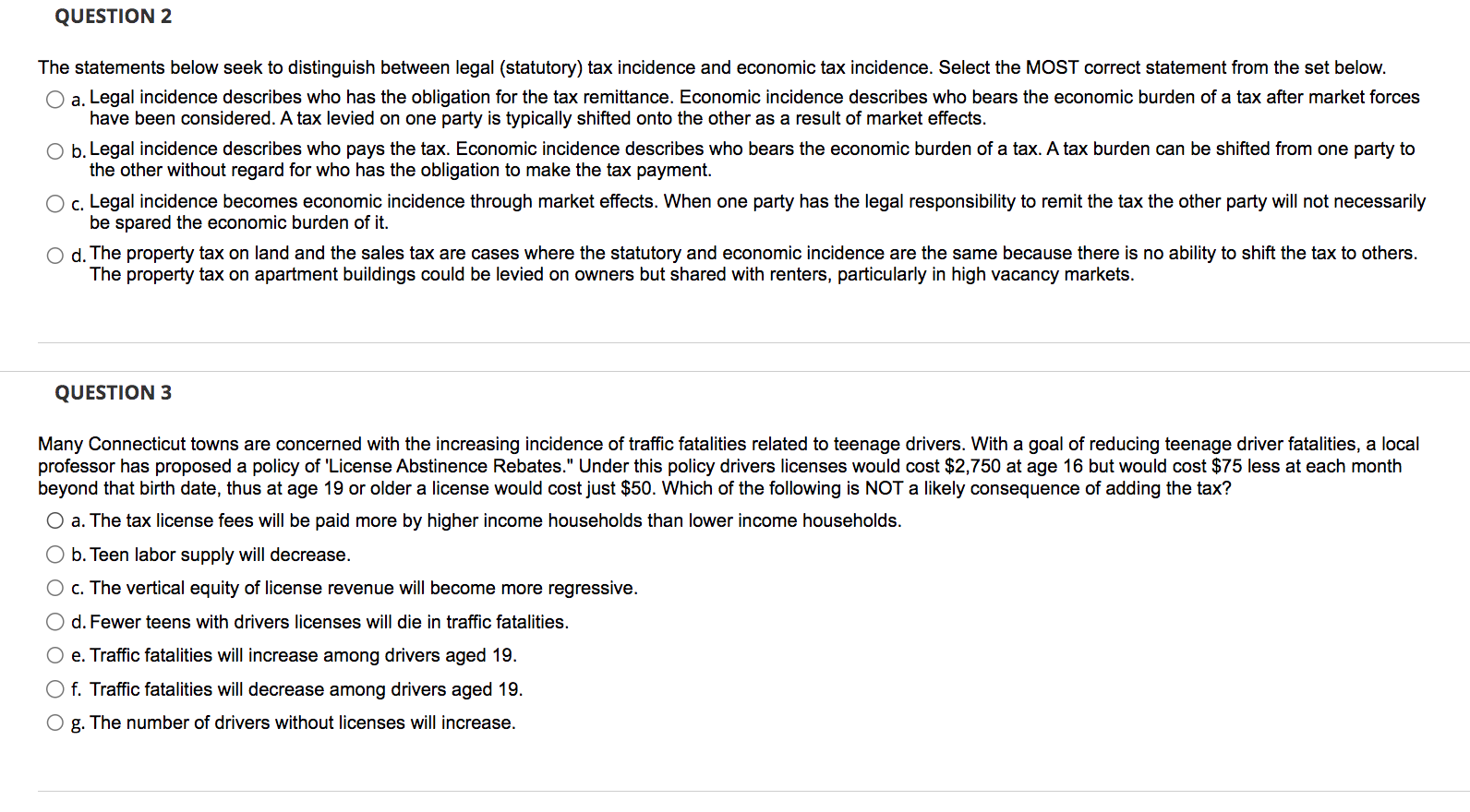 Solved The statements below seek to distinguish between | Chegg.com