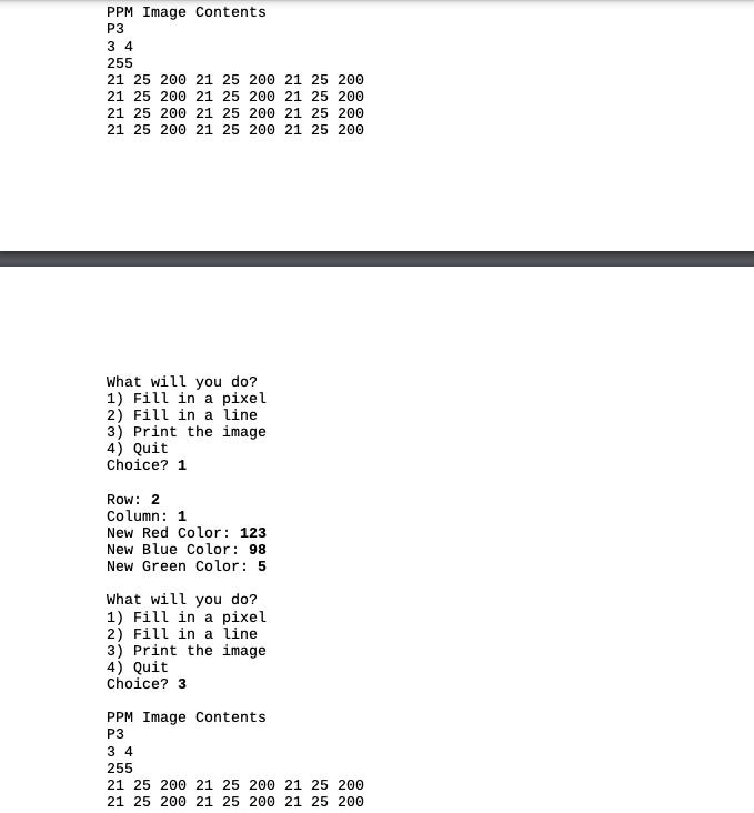Solved Assignment 7B: Color Art Program! For our last | Chegg.com